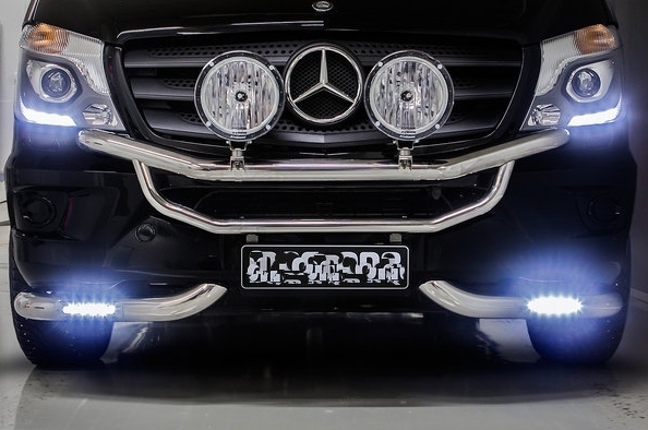 M-B Facelift Sprinter W906 Design led-etuhelmaputket KM-Parts Oy