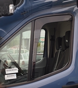 Ford Transit Van Side window deflectors -Tuning parts for vans-