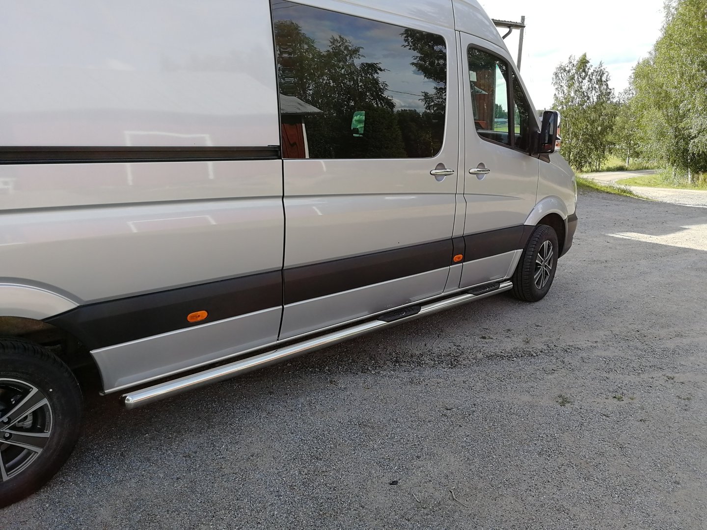 VW Crafter Side bars 2-in-1 -Tuning parts for vans - KM-Parts-