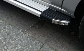 Ford Transit Custom Aluminium side steps -Tuning parts for Ford-