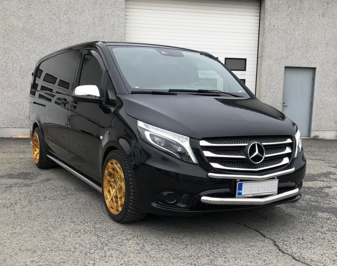 M-B Vito W447 Front bumper decorative trim pipes - W447