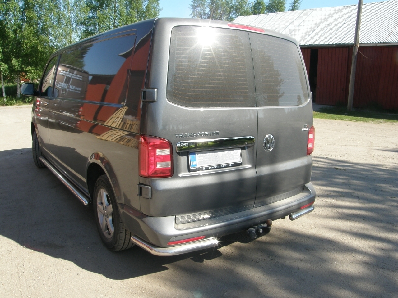 VW Transporter T6 Rear bumber protection bar -KM-Parts-