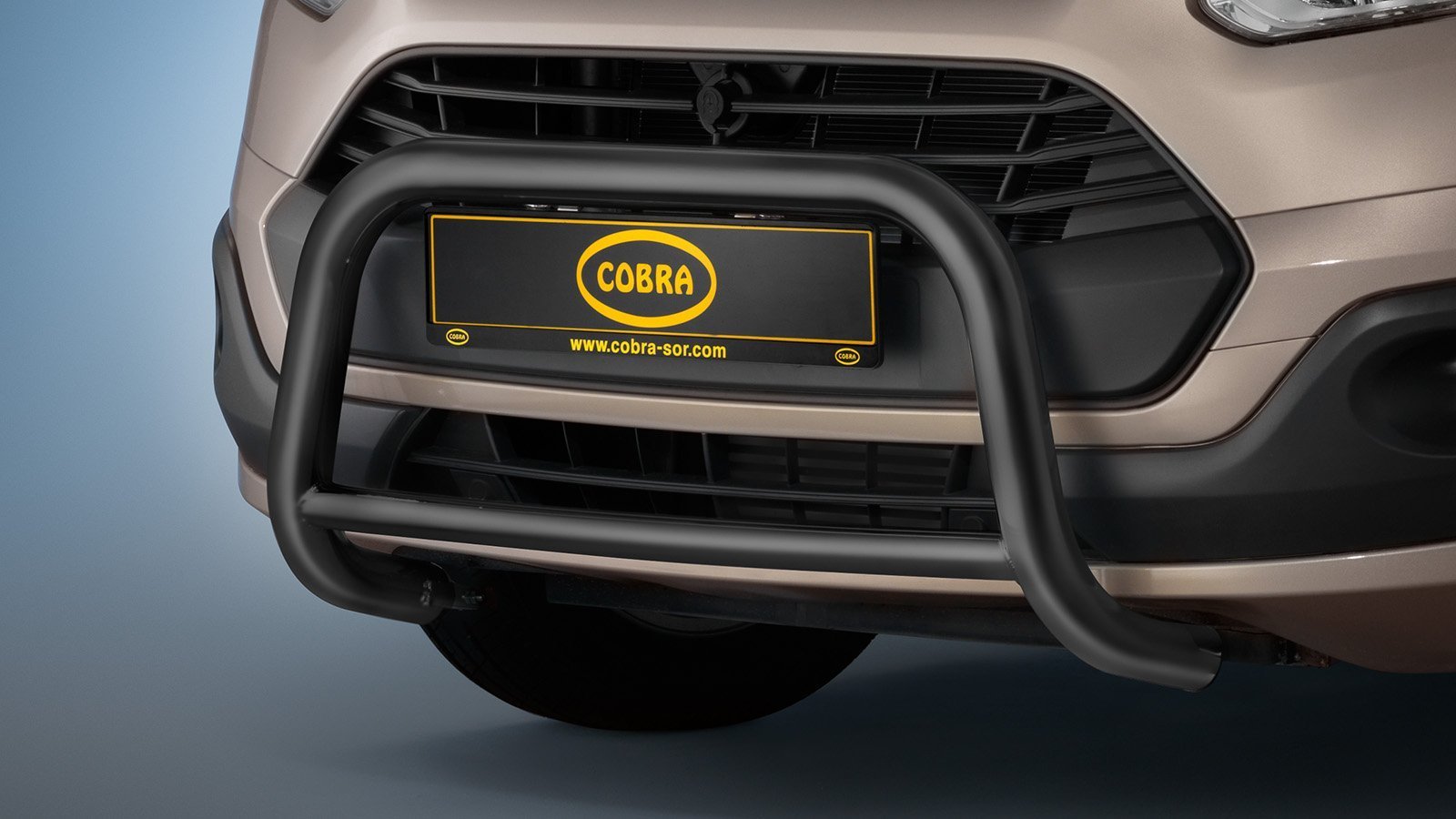 Ford Transit Custom Black EU-Front guard - Transit Custom tuning