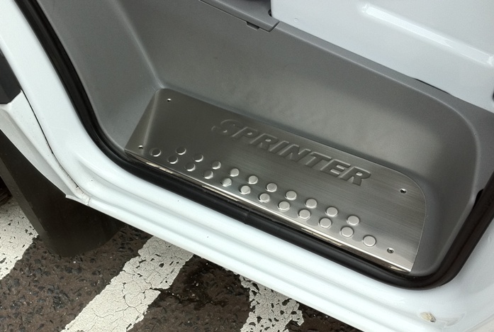 VW Crafter Door step covers + sliding door -Tuningparts for vans-