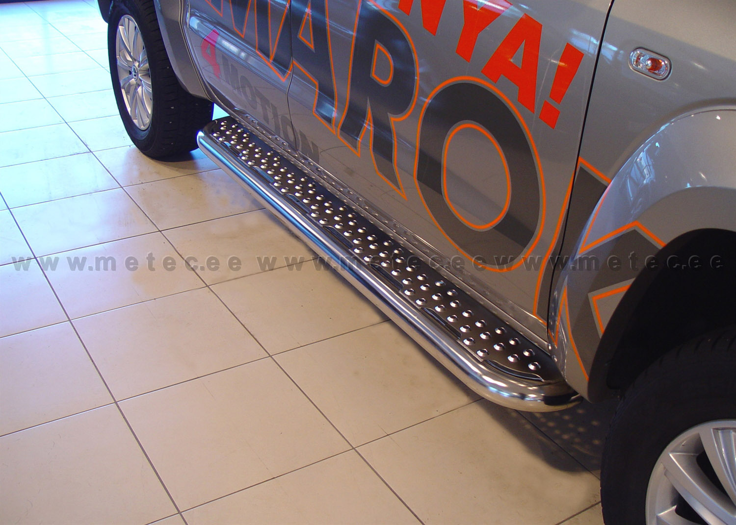 Volkswagen Amarok Side steps (Metec) - Amarok side steps
