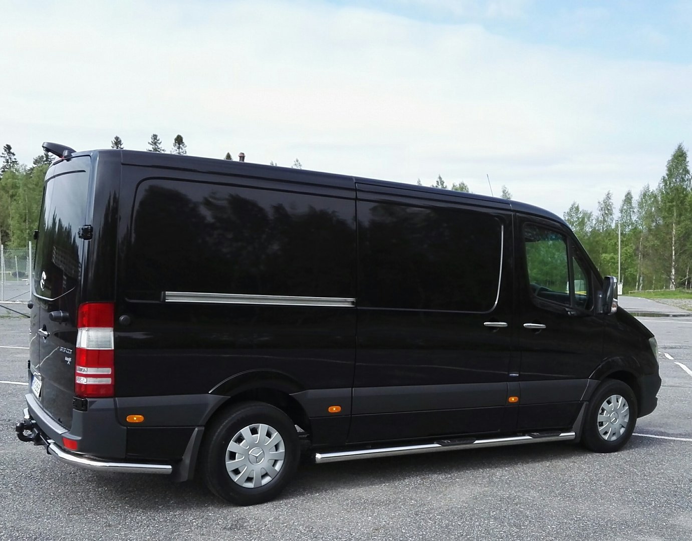 M-B Sprinter Kylkiputket 2-in-1 - W907 Sprinter Tuning osat