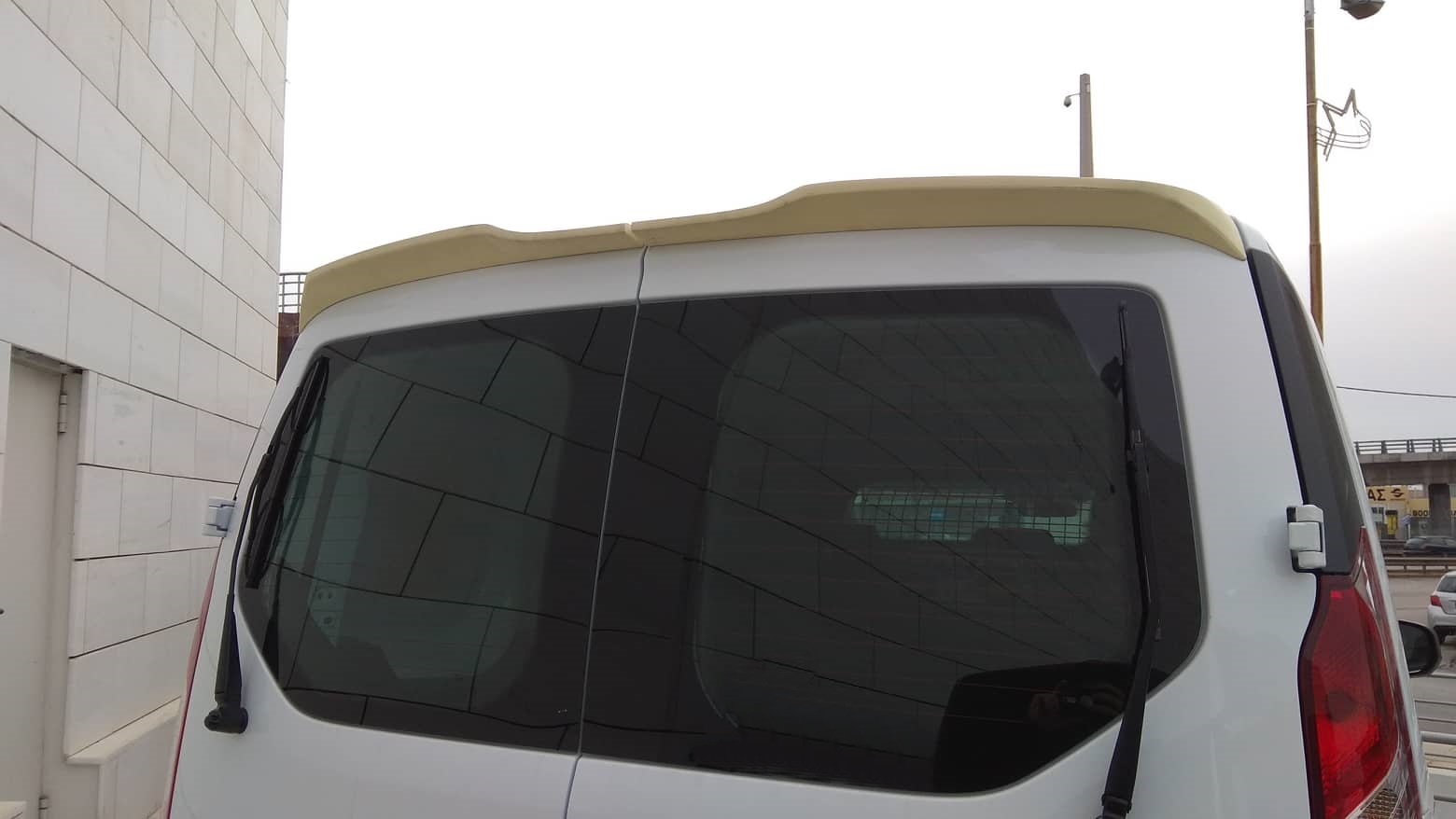 Ford Transit Connect Rear spoiler, double door- spoiler