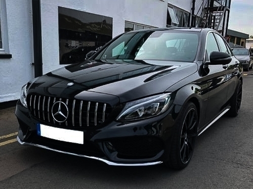 M-B W205 "GT-R Look" sport-grille 2019-> (Avantgarde)