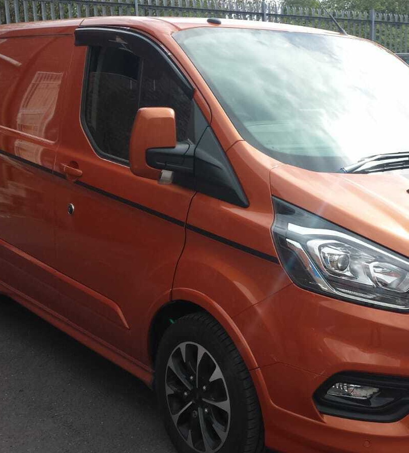 Ford Transit Custom Sidewindow deflectors (to be glued) - Ford