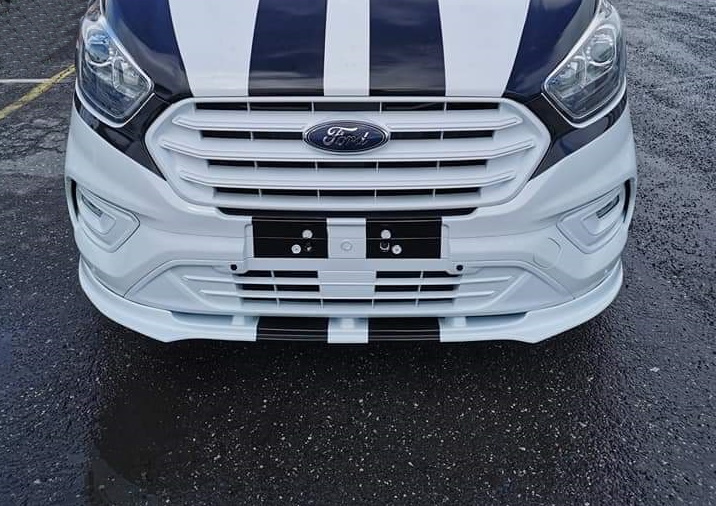 Ford Transit Custom Front Spoiler 2018-> - Custom Front splitter