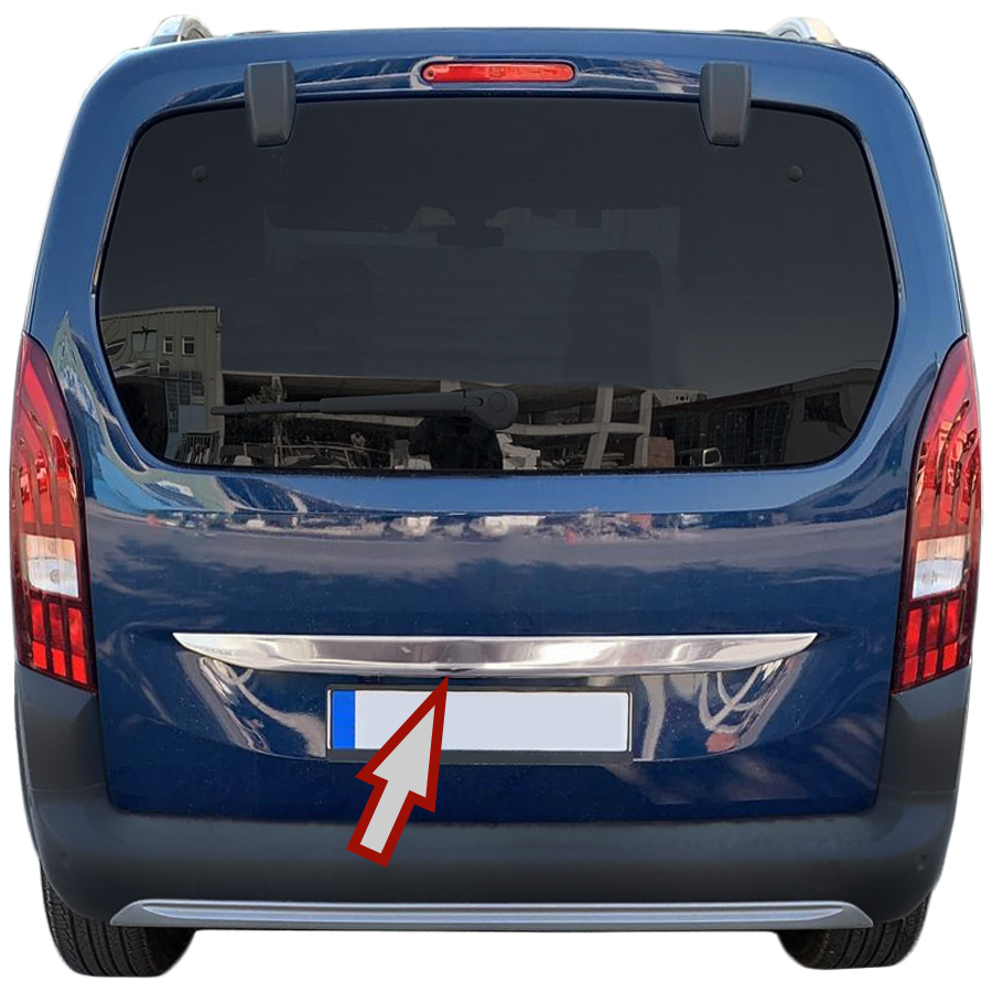 Peugeot Rifter Backdoor openers chrome handle - Peugeot Rifter
