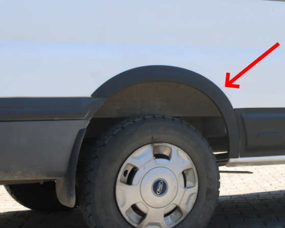 Ford Transit fender flares - Transit Fender trim