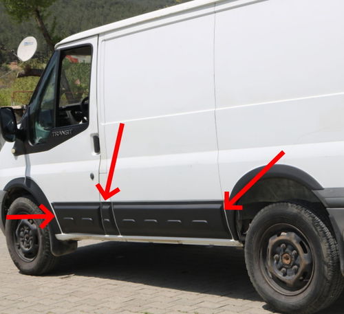 Ford Transit Body cladding - Ford Transit tuning