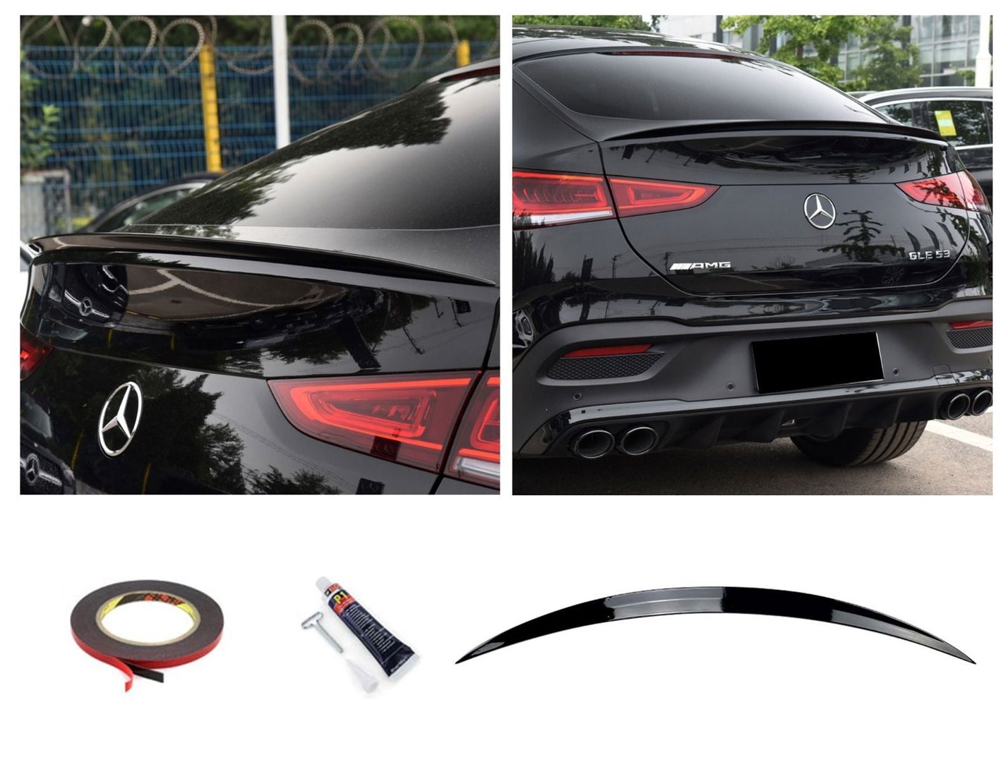 M-B GLE Coupe C167 Rear spoiler (Black) - M-B GLE Coupe C167