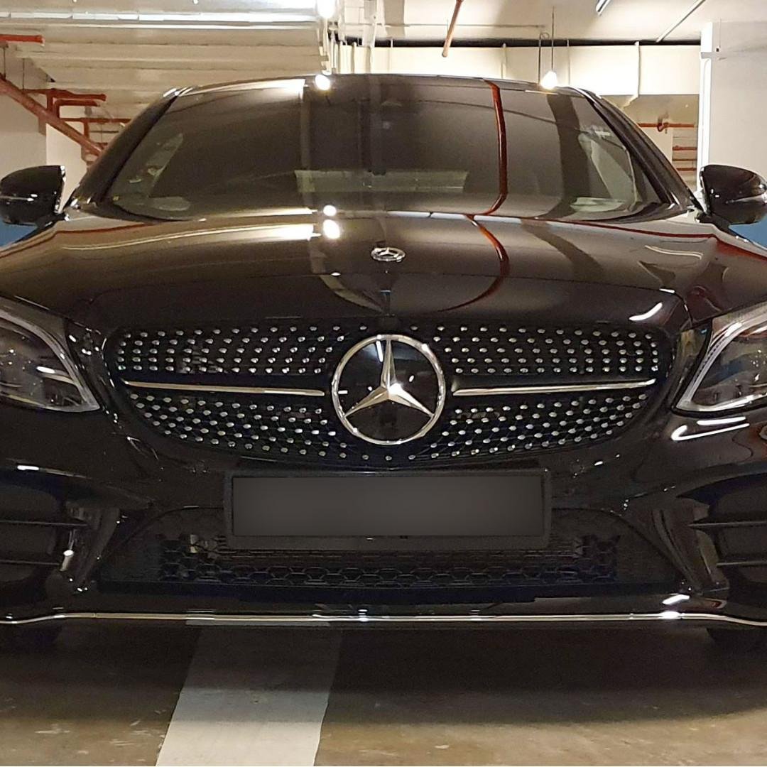 M-B W205 Drop front grille 360 camera 2019-> (Avantgarde) - W205