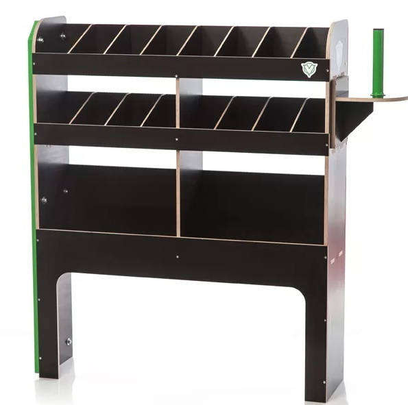 Rullateline hyllynpäätyyn - Pakettiautoihin paperirullateline