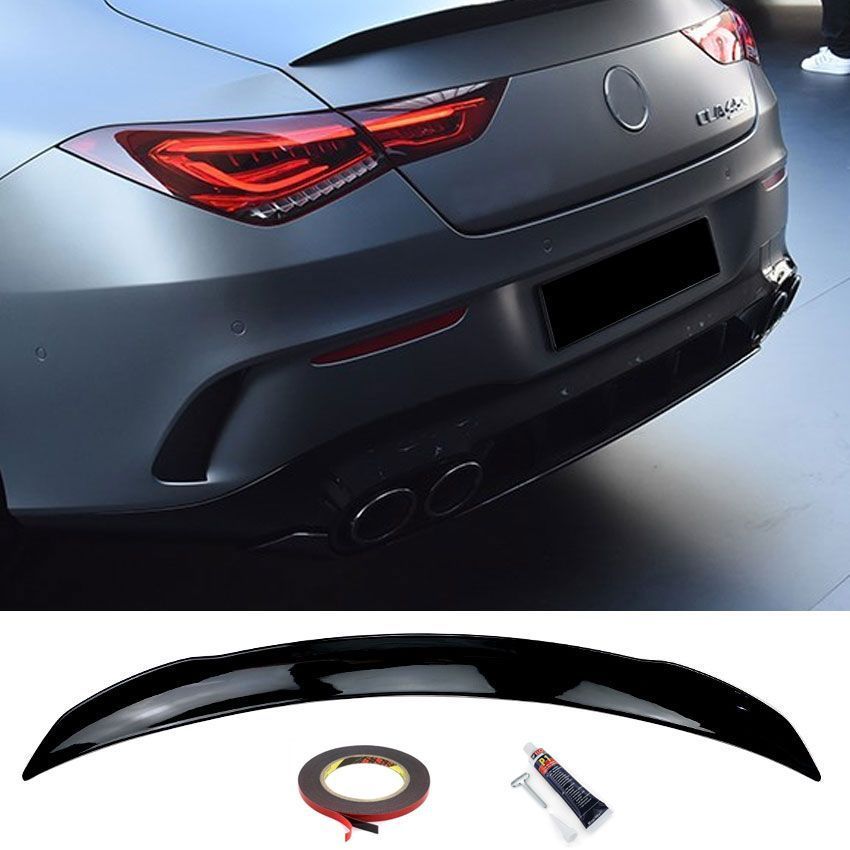 M-B CLA C118 Rear spoiler (glossy black) - CLA C118 tuning