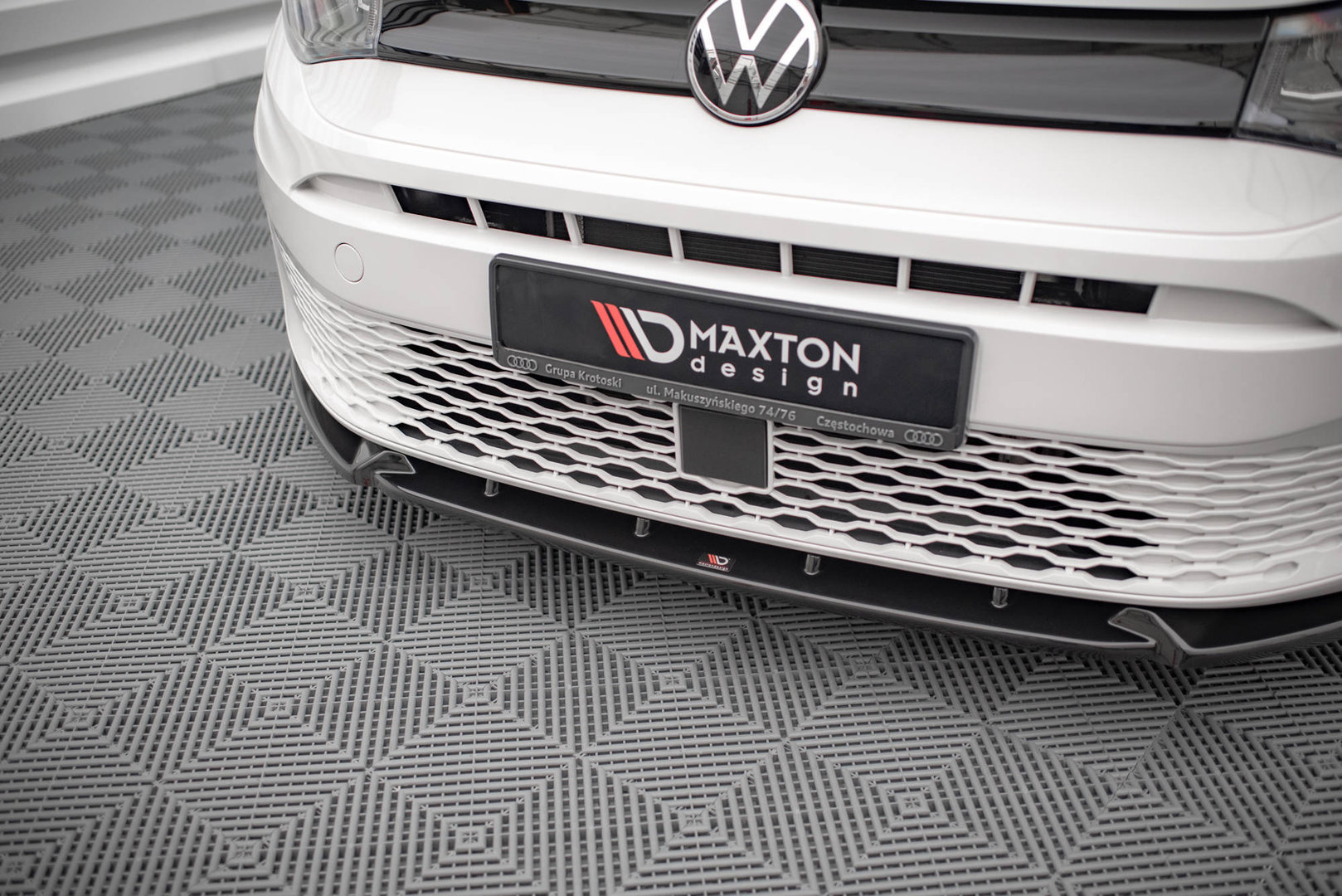 VW Caddy Front spoiler 2021-> Caddy front spoiler maxton tuning