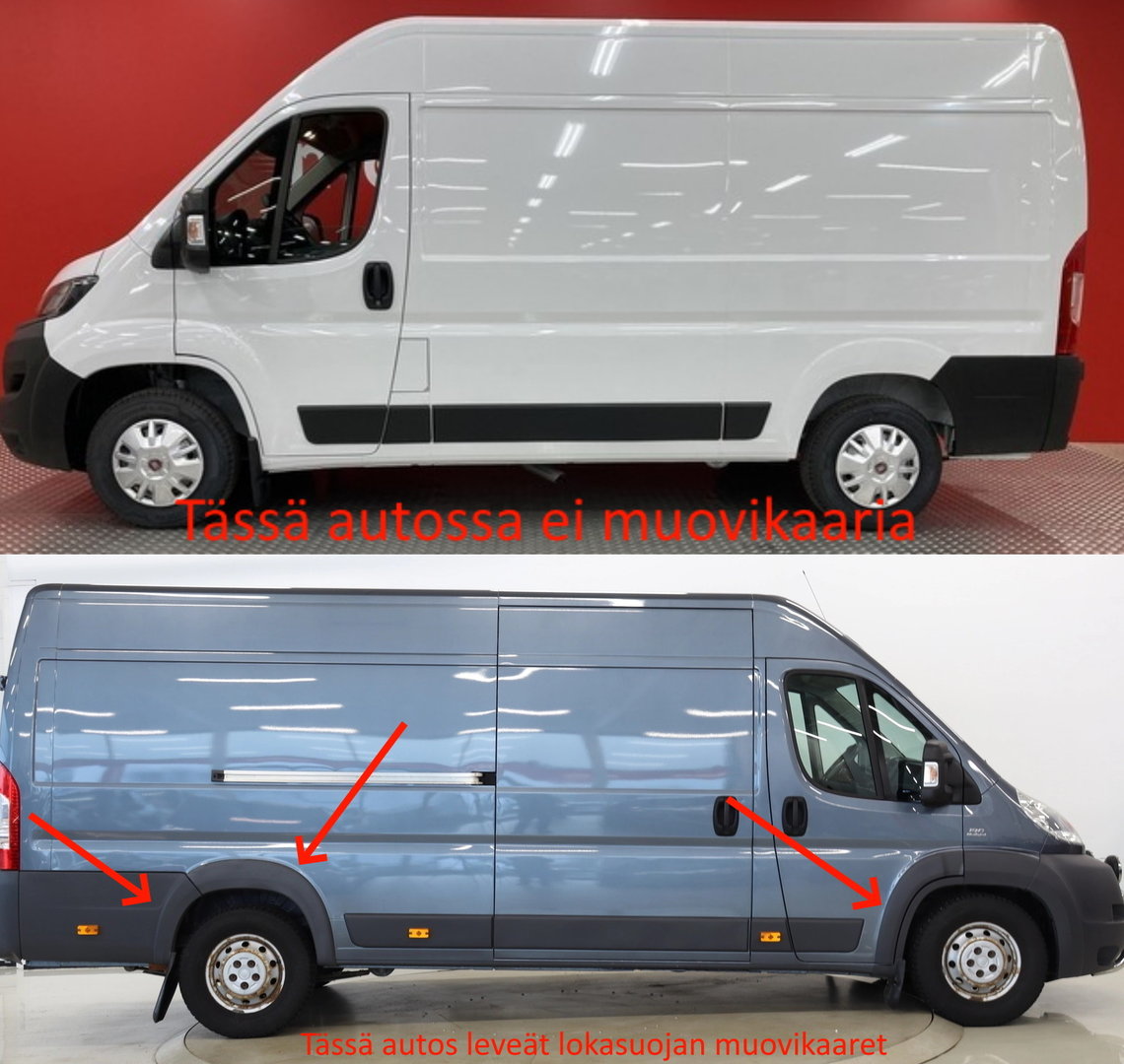 Peugeot Boxer Mud flaps - Boxer mud flap set