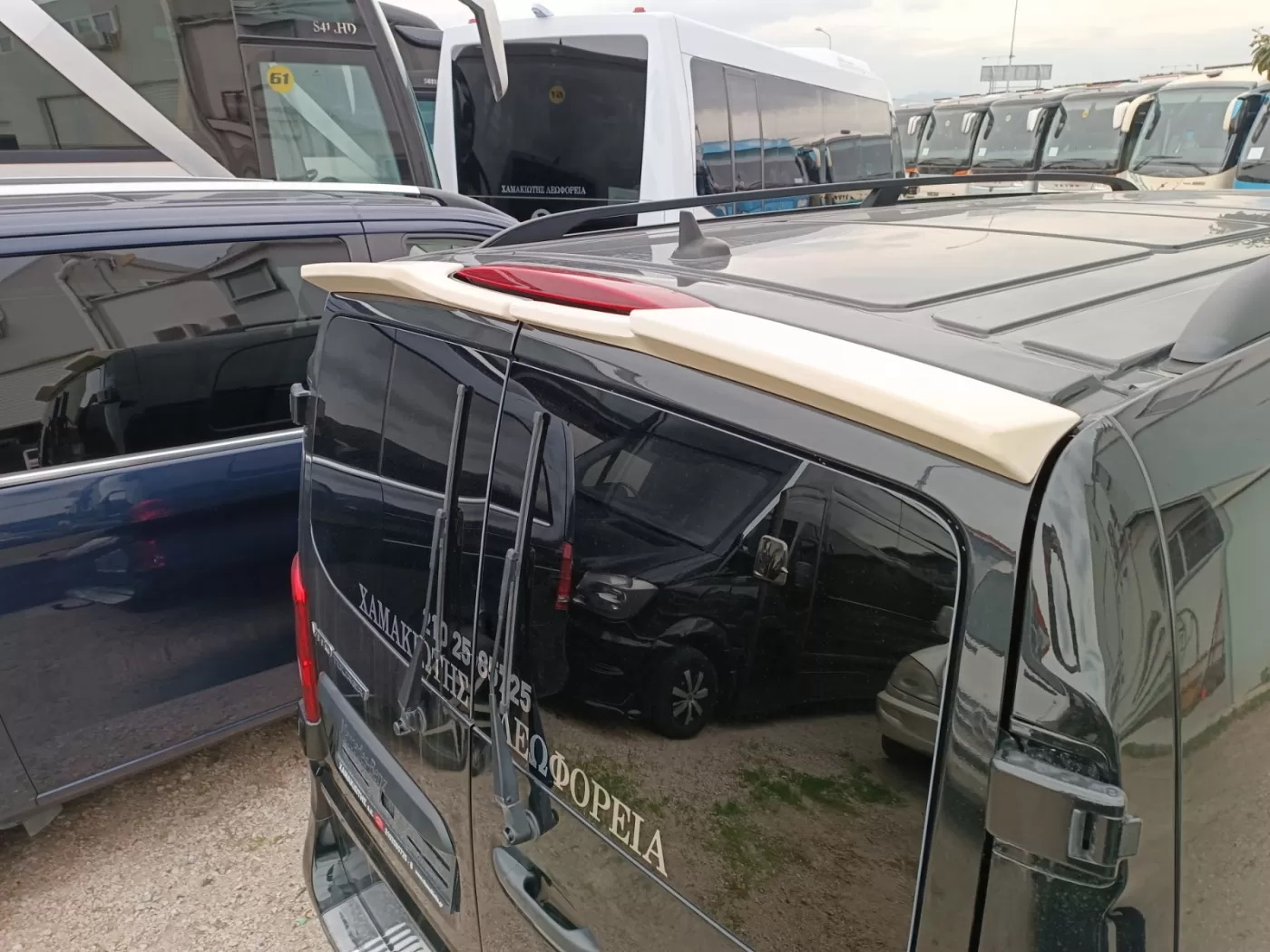 M-B Vito W447 Design rear spoiler (Double door) -W447 Tuning part