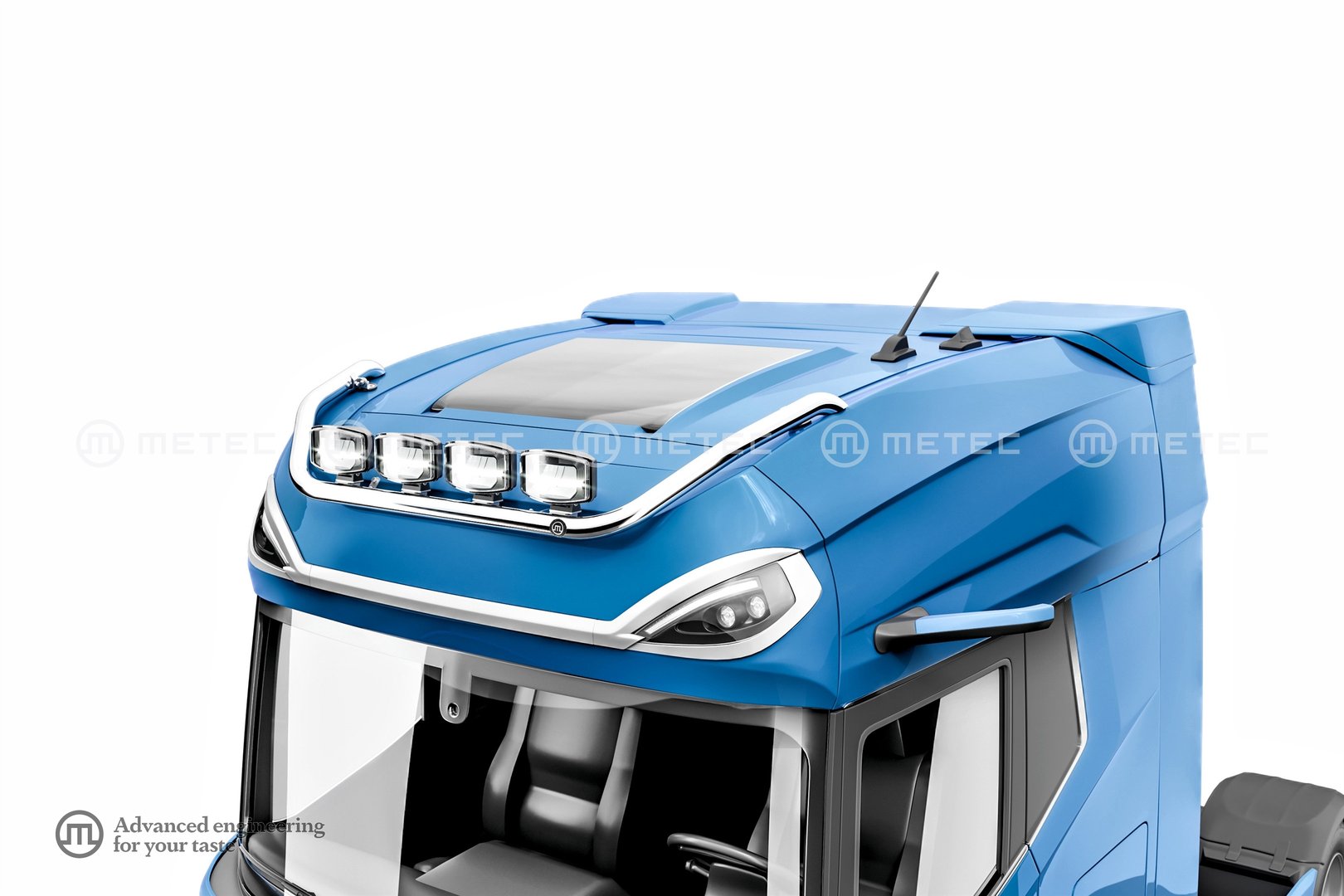 DAF XG+ Light bar roof "TOP" 2021- DAF light rail roof