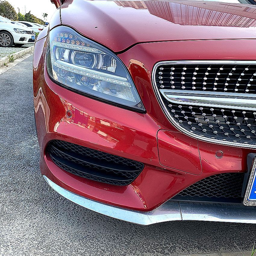 M-B C218 CLS AMG-line front bumper strip grilles 2014-2018 - X218