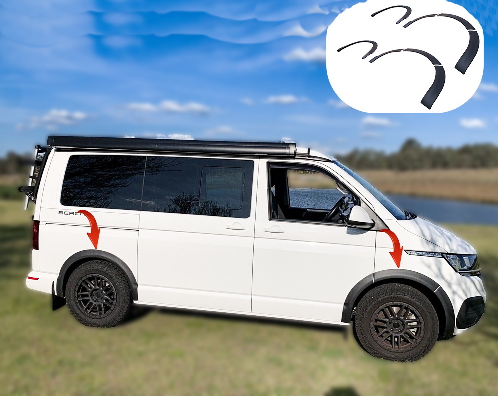 VW Transporter T6.1 Wheel arches trim cover - T6.1 Fender trim