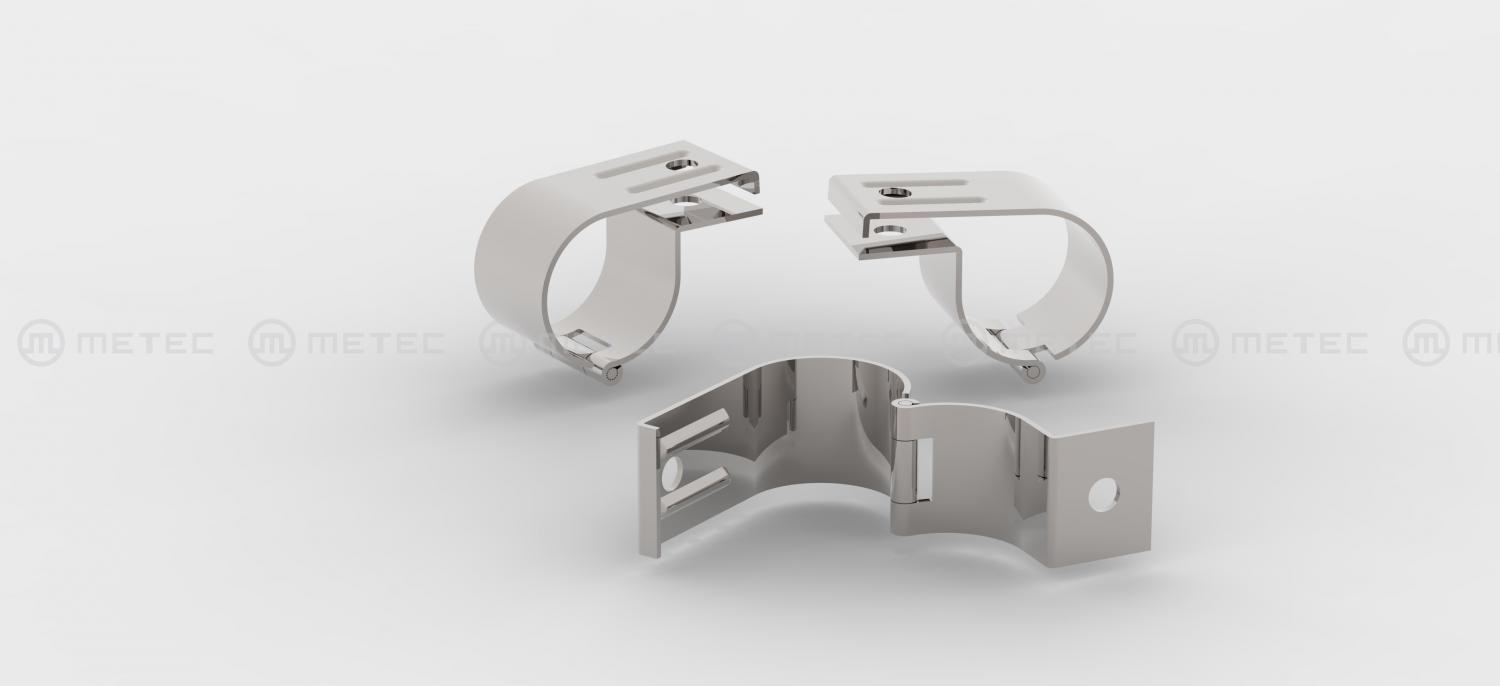 Tube clamp 70mm (Metec) - Additional light mounting clamp