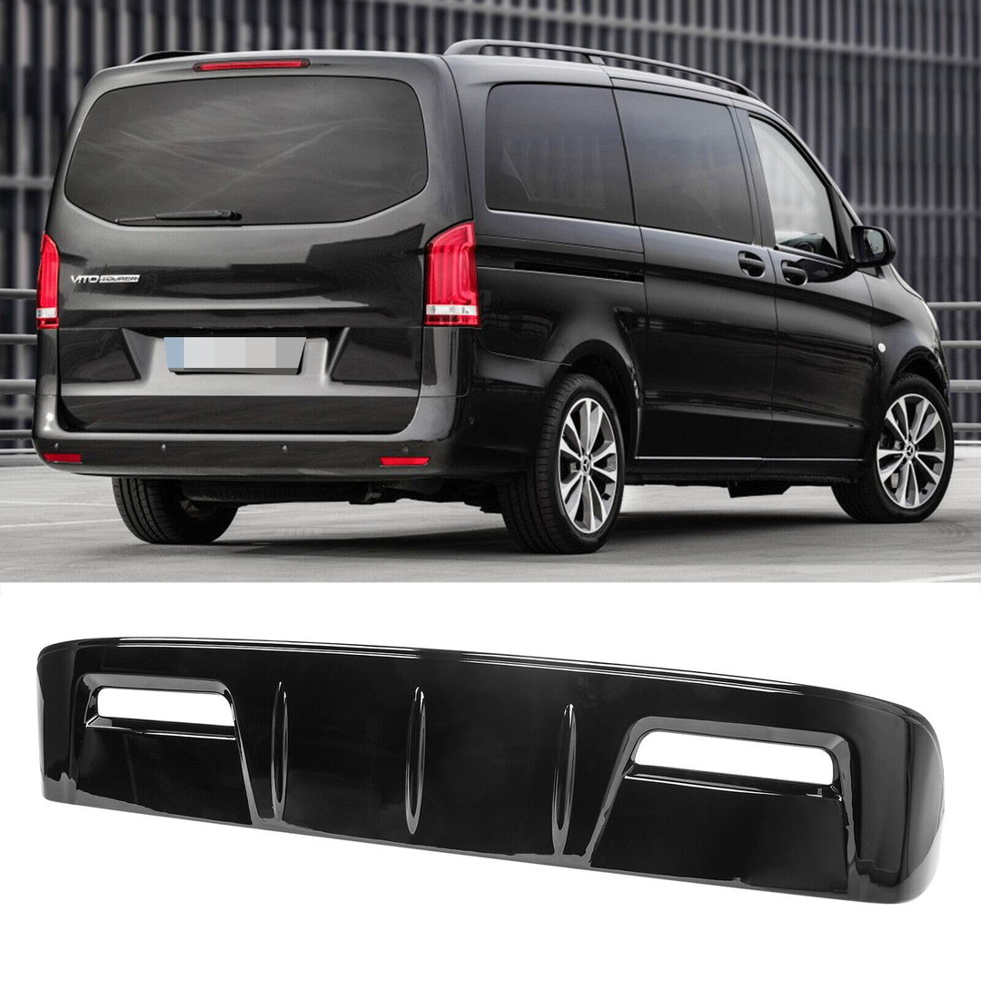 M-B Vito W447 Black Design Rear spoiler - Vito spoiler