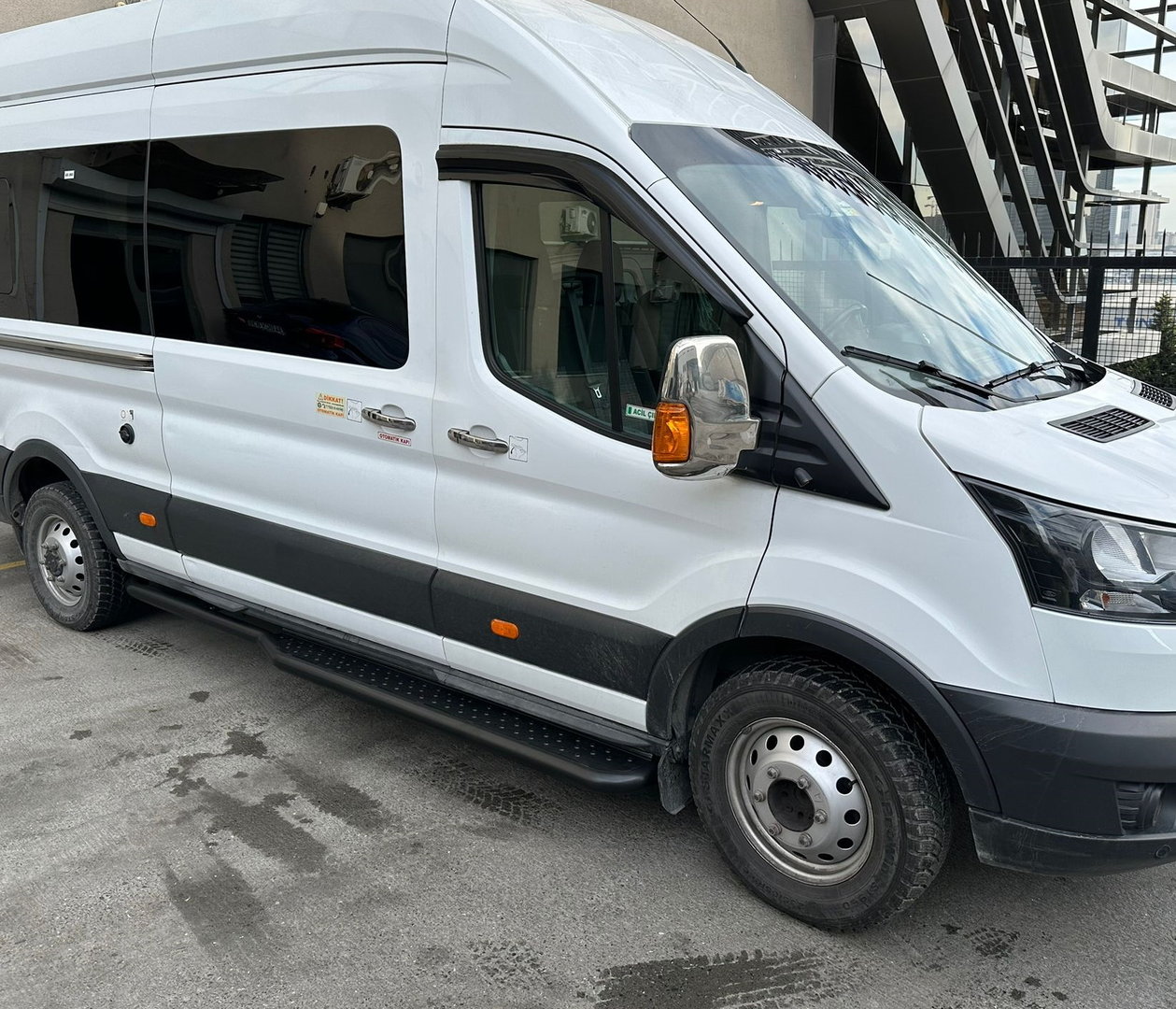 Ford Transit Van Premium running boards - Transit side step