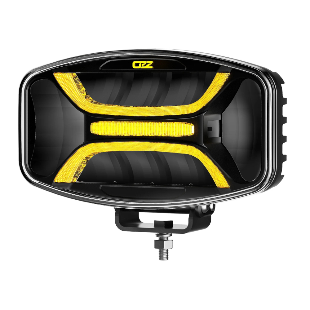 OZZ XO1 P Oval LED additional light with warning light - OZZ led