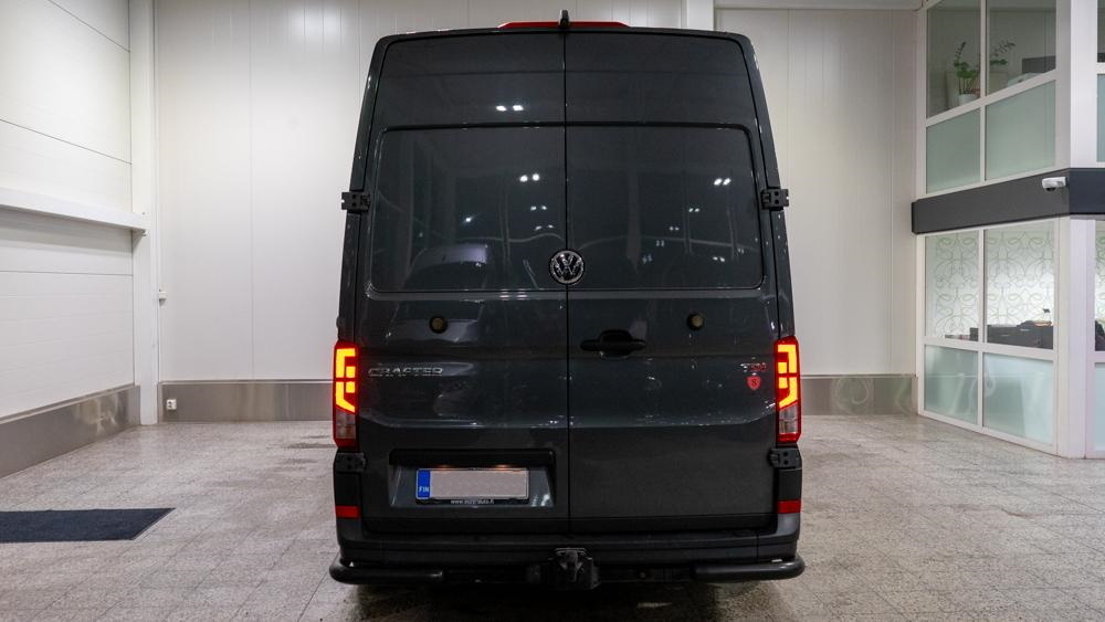 VW Crafter 2017-> Black rear bumber protection bar L4- VW Crafter