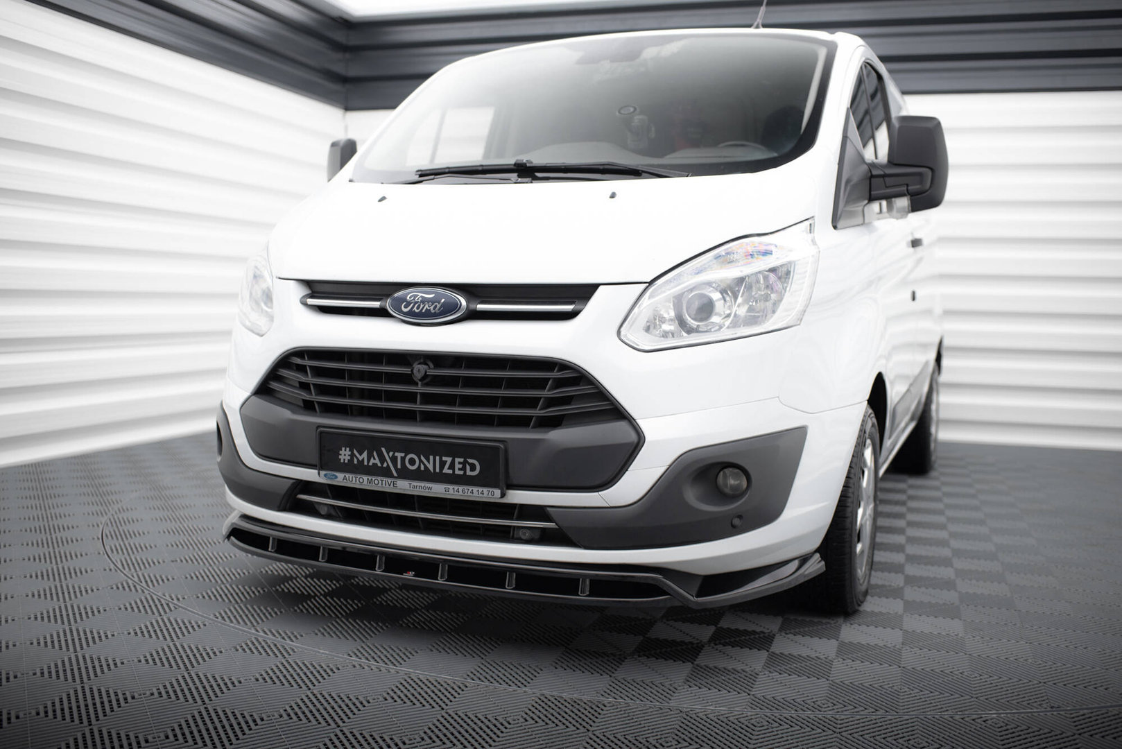 Ford Transit Custom Front Spoiler V1 - Custom MK1 Front splitter