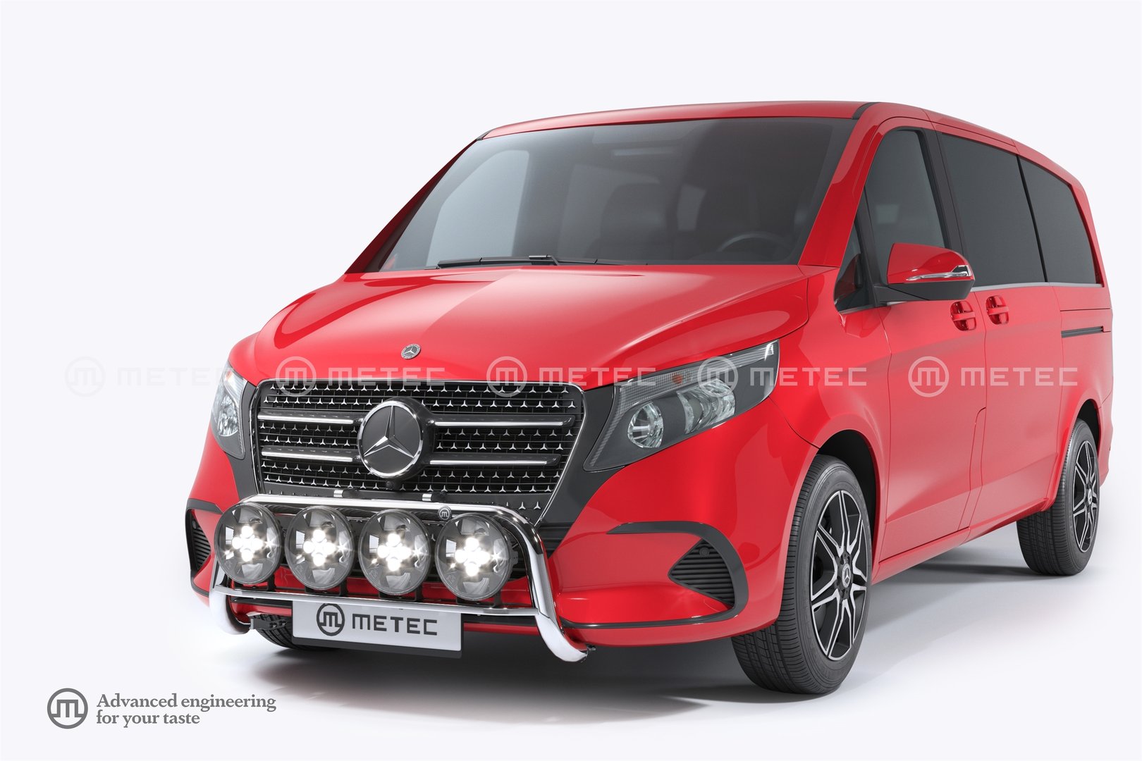 M-B Vito W447 Low front guard 2024-> Metec - Vito Light bars