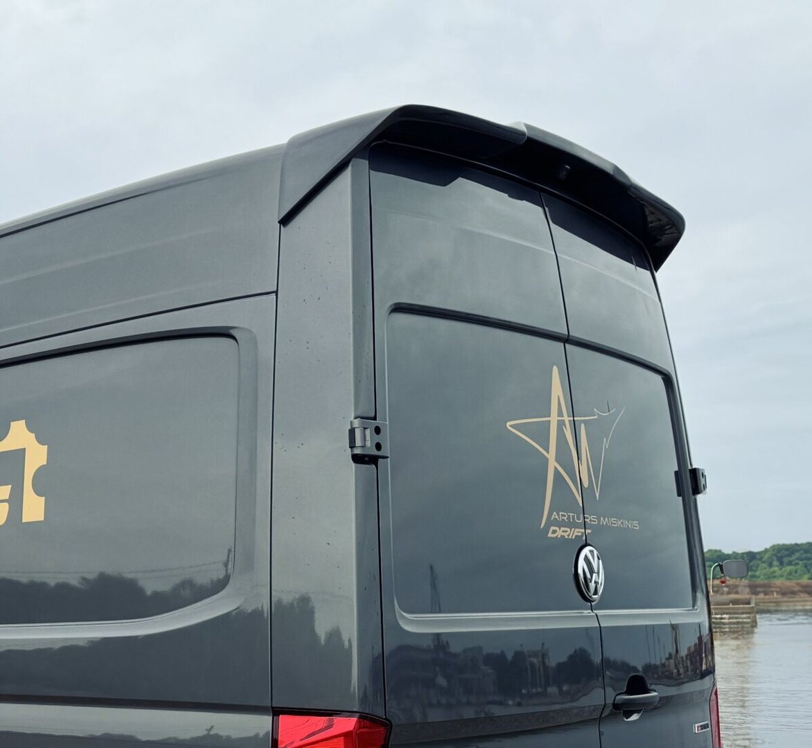 VW Crafter 2017-> Rear spoiler H2 (cars with original camera)