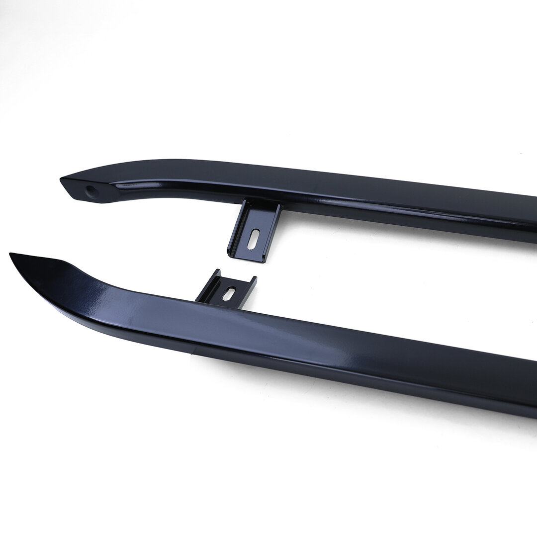 Ford Transit Custom trapezoid side bars black - Custom side bars