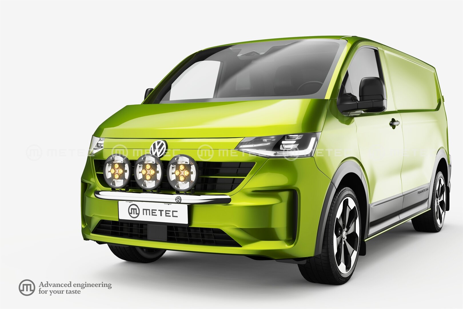 VW Transporter T7 Pieni valoteline - Custom tuning