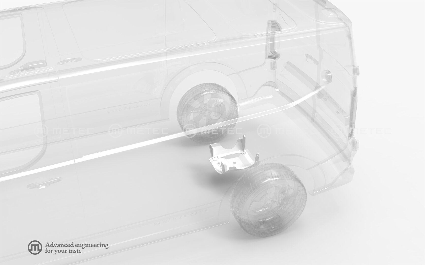 VW Transporter T7 Rear differential protection 4x4 2025-> - 2