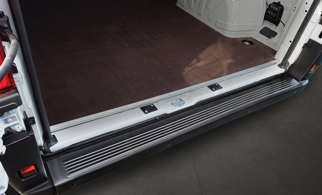 Opel Movano Black rear bumper protector - Bumper cover