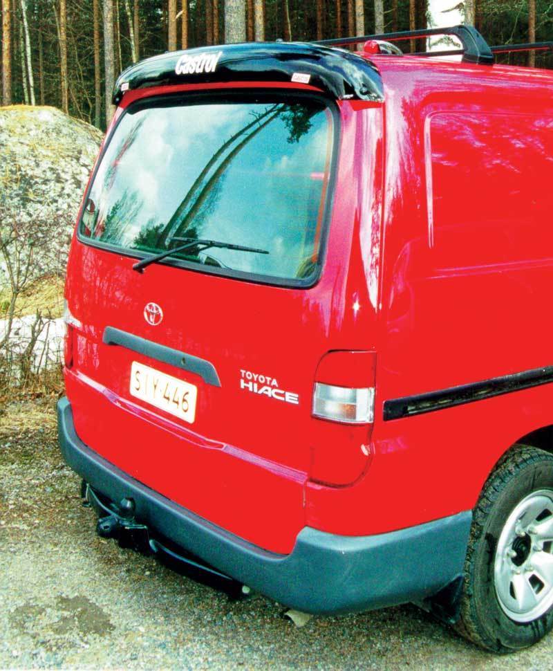 Toyota Hiace Tailgate spoiler -Tuning parts for Toyota Hiace-