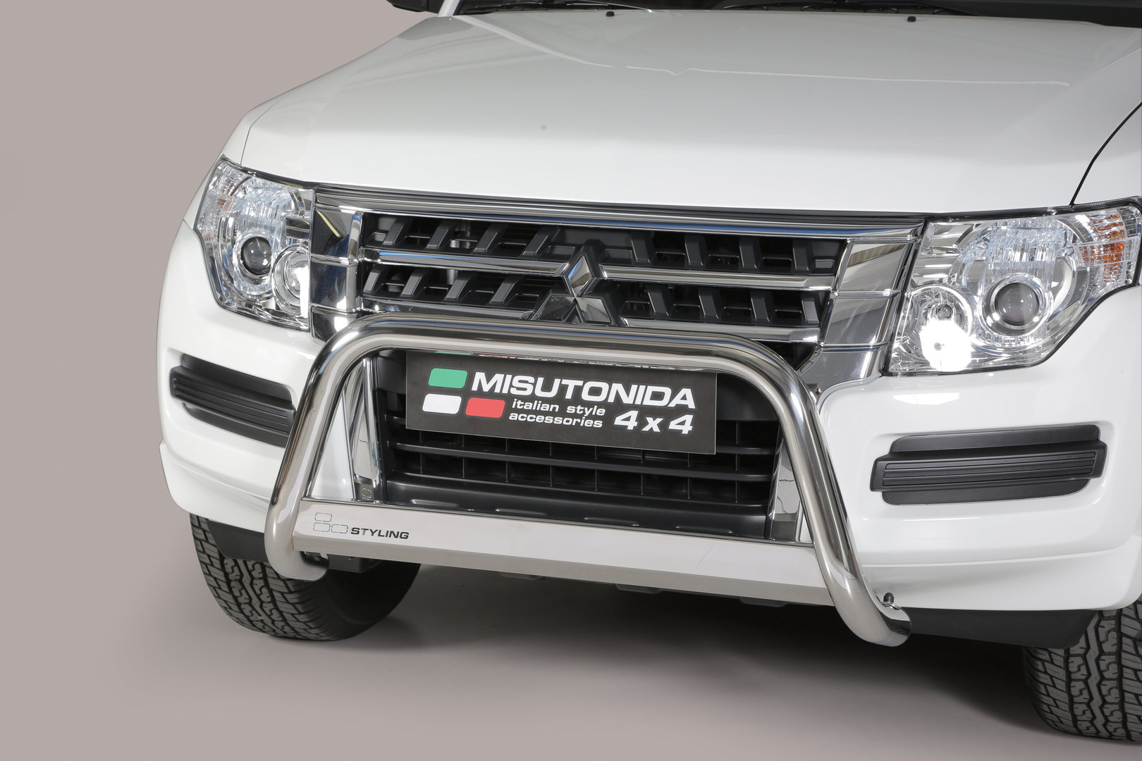 Mitsubishi Pajero 2015 EU-Front guard -Tuning parts to Pajero-