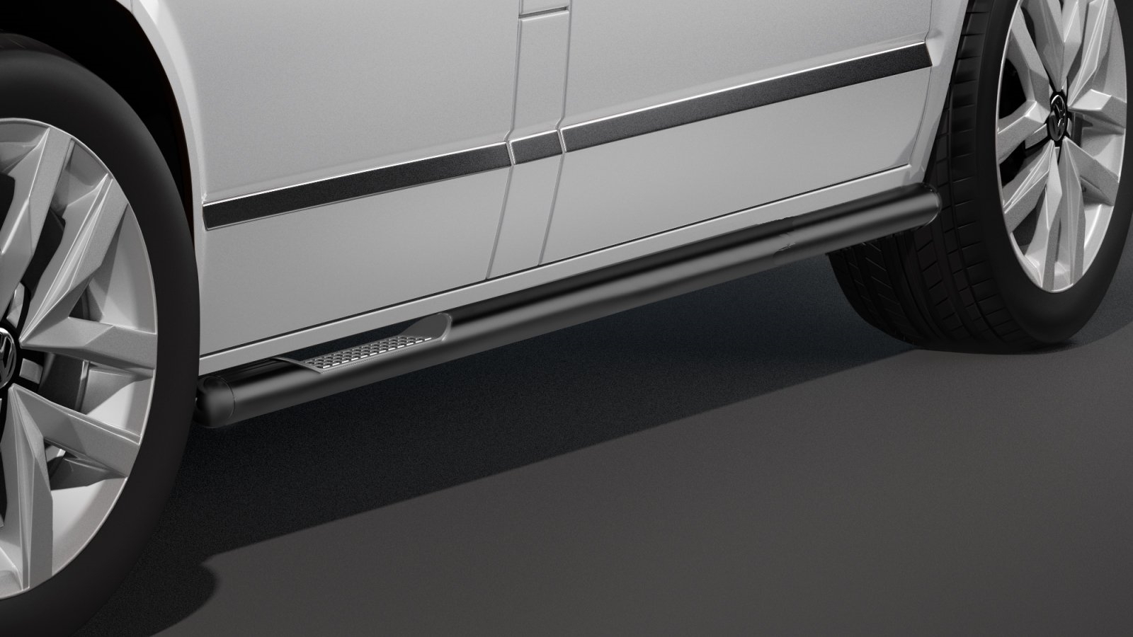 VW Transporter T5 GP Black Side bars (Cobra) VW T5 Tuning parts